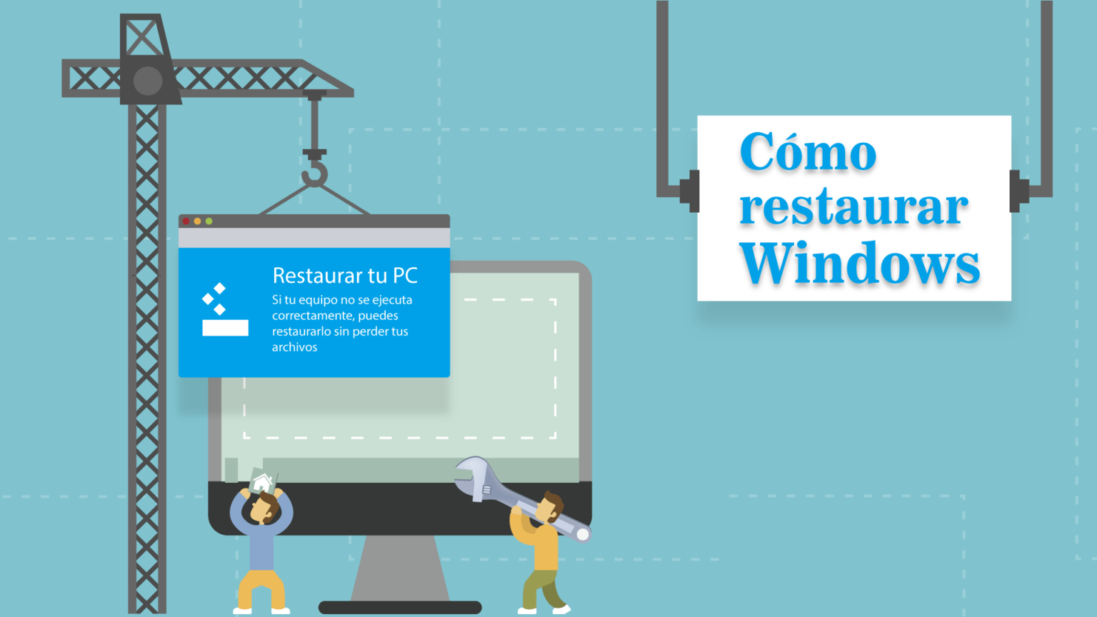 Cómo restaurar el sistema y arreglar tu PC (guía paso a paso).